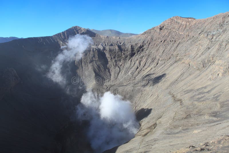Bromo Volcano at Sunrise, Java, Indonesia Stock Image - Image of ...