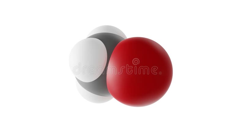 Bromomethane Molecule, Methyl Bromide Molecular Structure, Isolated 3d ...