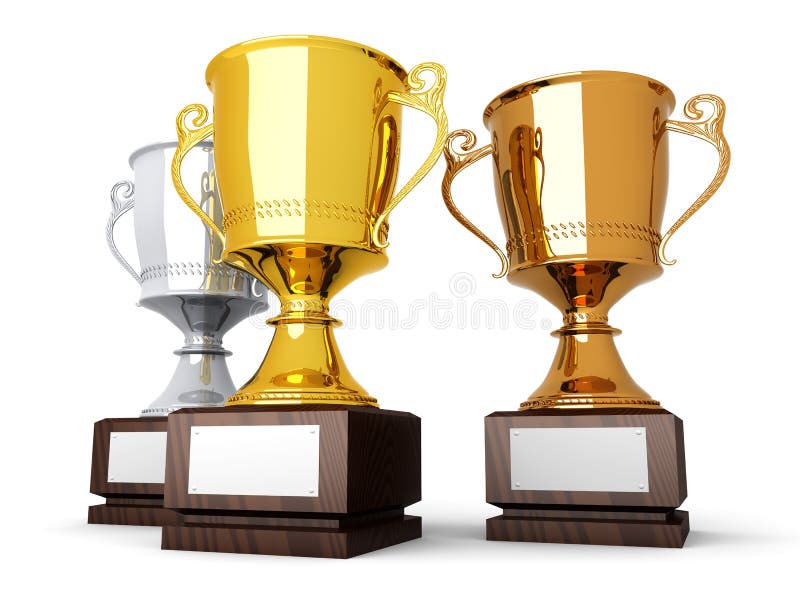 Bronce y plata del oro stock de ilustración. Ilustración de dorado ...