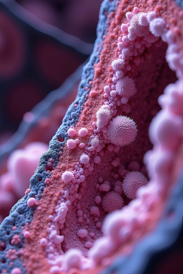 Bronchiectasis Airway Under Electron Microscope: Cilia Damage ...