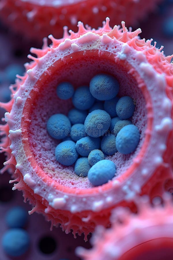 Bronchiectasis Airway Under Electron Microscope: Cilia Damage ...