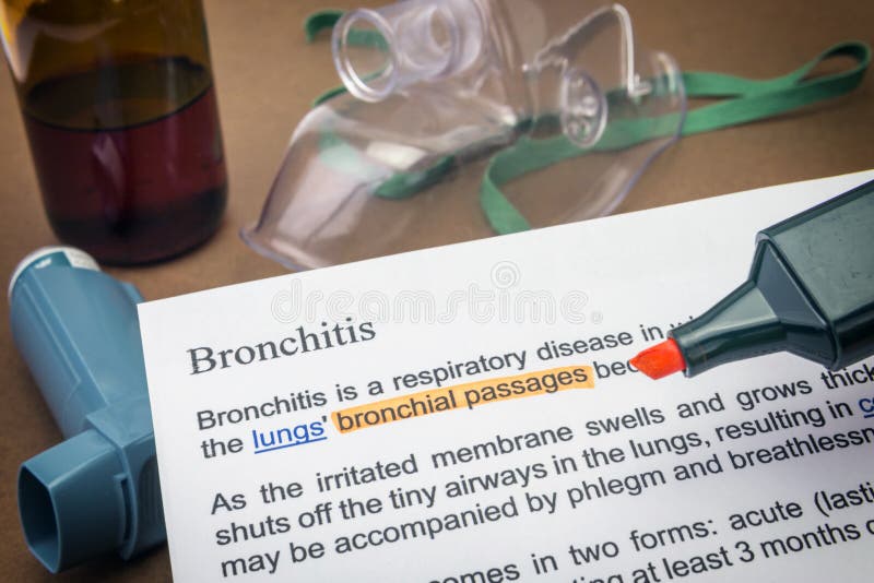 Bronchitis treatments stock image. Image of disease, diagnosis - 66940589