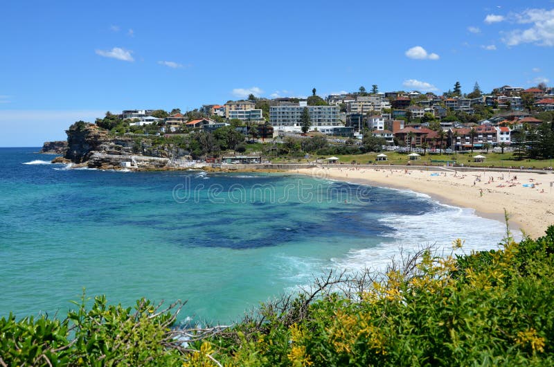 Bronte Beach in Sydney, Australia Stock Photo - Image of spring, green ...