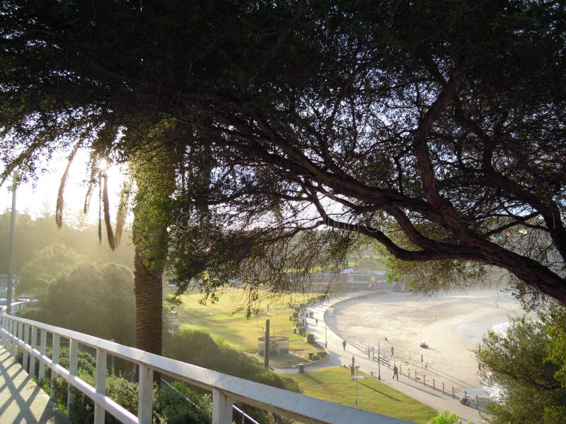 Sydney-Bronte Beach, Walk Path Stock Image - Image of ocean, sunny ...