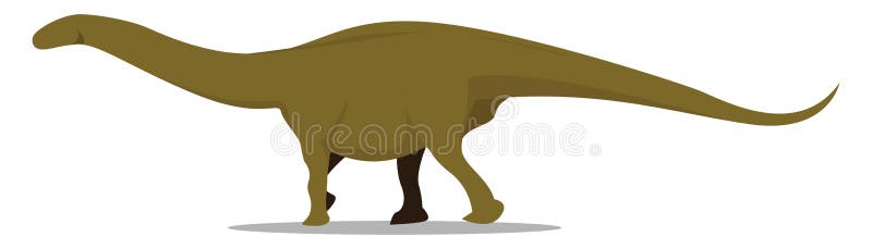 Brontosaurus, Illustration, Vector Stock Illustration - Illustration of ...