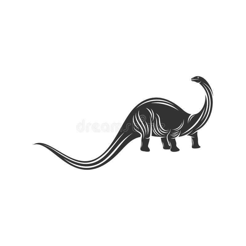 Brontosaurus Logo Design Vector. Icon Symbol Stock Illustration ...