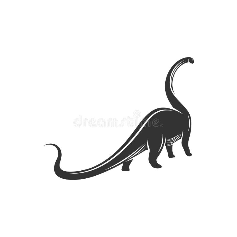Brontosaurus Logo Design Vector. Icon Symbol Stock Illustration ...