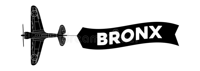 Bronx Borough of New York Advertisement Banner Stock Vector ...