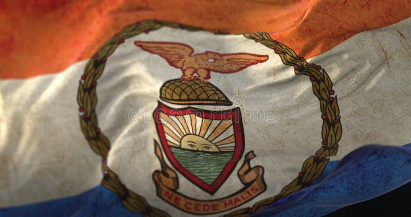 The Bronx Old Flag, County of the State of New York, in United States ...