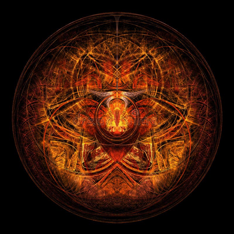 Bronze amulet or coin stock illustration. Illustration of gold - 47581324