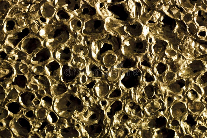 Bronze, Bronze Background, Metal Sponge. Foamed Metal Texture, Sponge ...