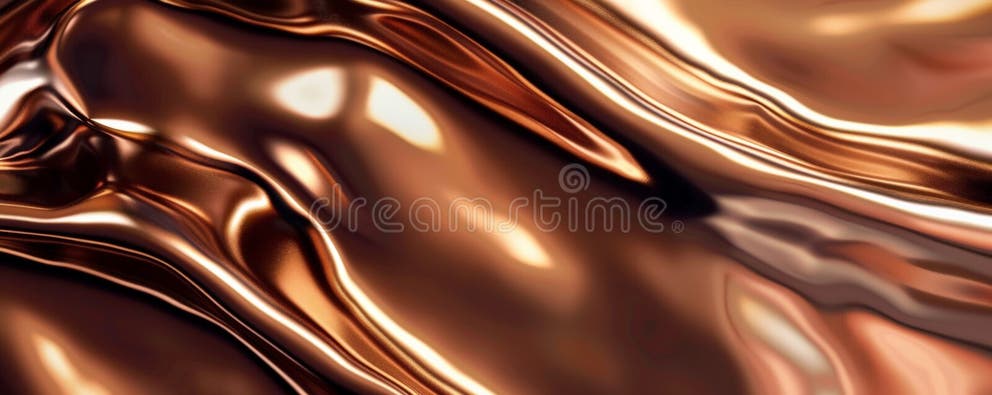 A Bronze Background with a Mirror-like Surface, Perfect for Creating a ...