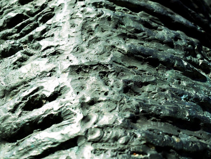 Bronze Background, Rough Brass Texture is Oxidized by Rain Stock Image ...