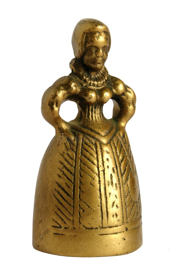 Bronze bell Lady stock photo. Image of music, peal, object - 44015240