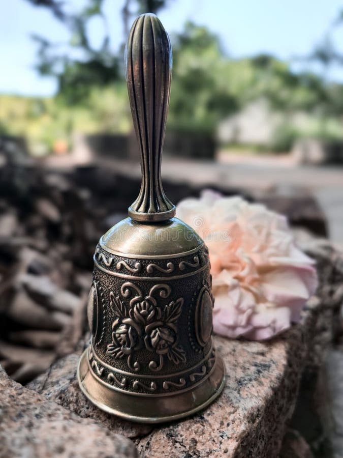Bronze Bell, Religious Item from Umbanda and Candomblé. Stock Photo ...