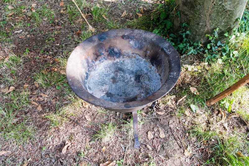 Old Bronze Brazier To Warm the Bed Stock Image - Image of antique ...