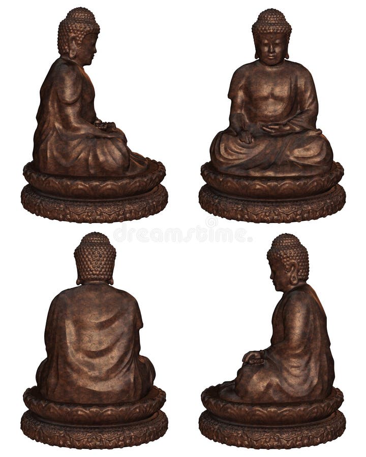 Buddha Side View Stock Illustrations – 53 Buddha Side View Stock ...