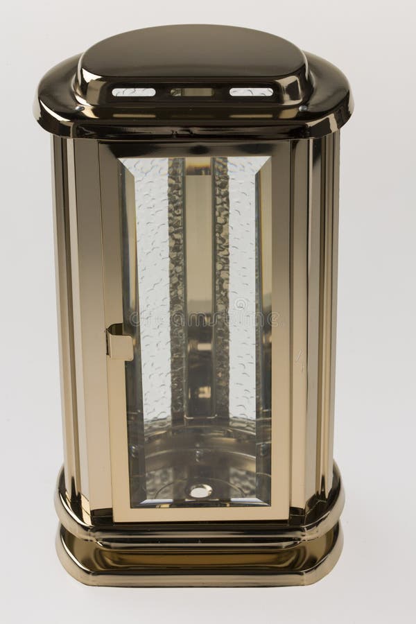 Bronze Cemetery Candle Holder Stock Photo - Image of equipment, holder ...