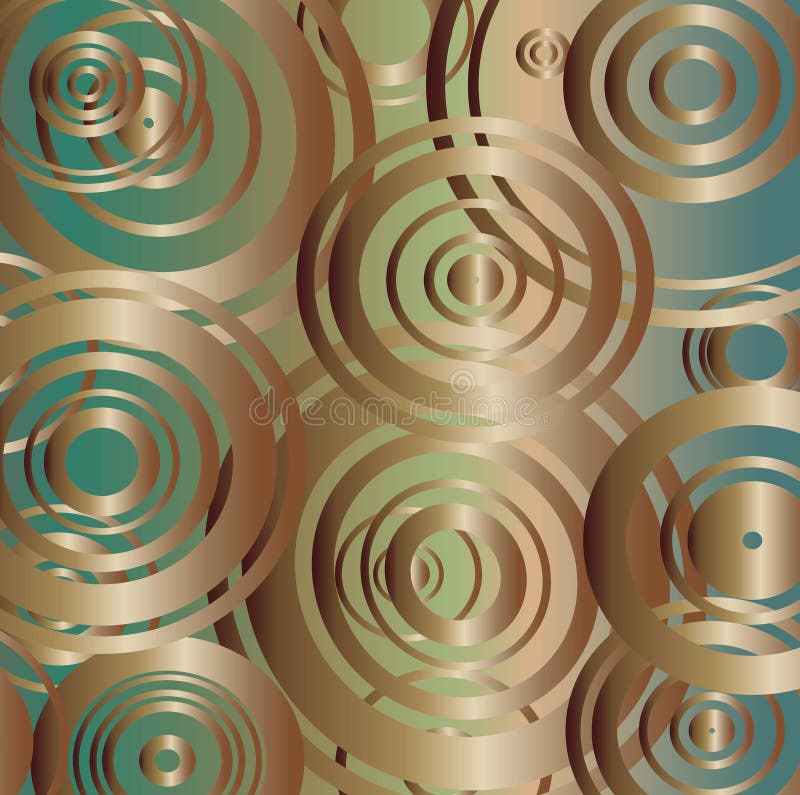 Bronze circles stock illustration. Illustration of craftsmanship - 7274259
