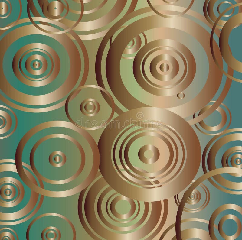Bronze circles stock illustration. Illustration of craftsmanship - 7274259