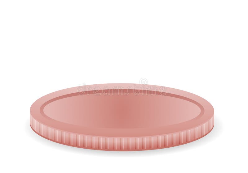 Bronze Coin Icons Isolated, Editable Vector Illustration Stock Vector ...