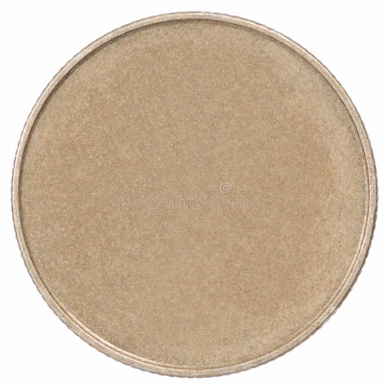 Blank gold and silver coin stock image. Image of english - 32885461