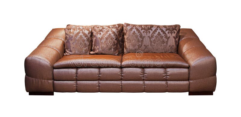 Bronze couch stock image. Image of couch, cutout, seat - 23150725