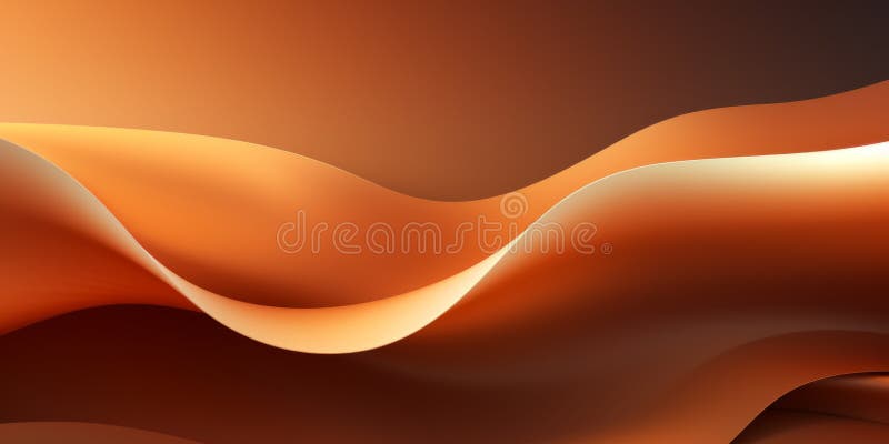 Bronze Creative Abstract Wavy Texture. Stock Illustration ...