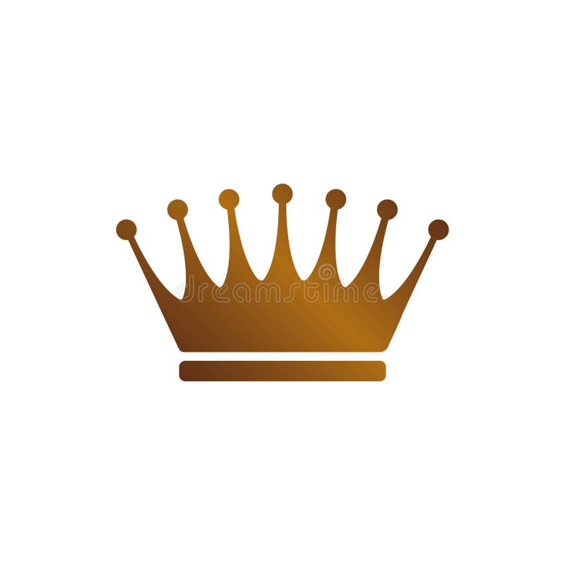 Bronze Crown Icon Illustration Stock Vector - Illustration of rank ...