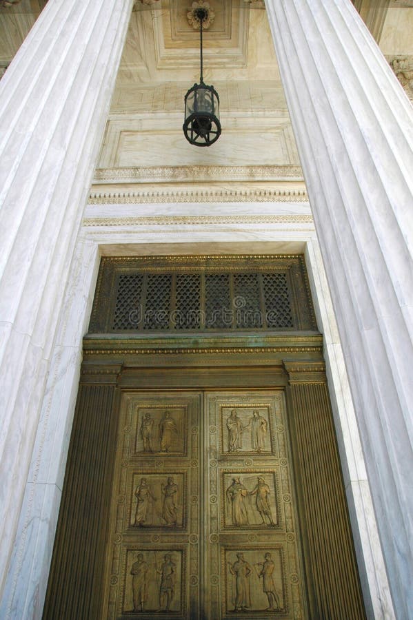 US Supreme Court Architecture Detail Stock Photo - Image of justice ...