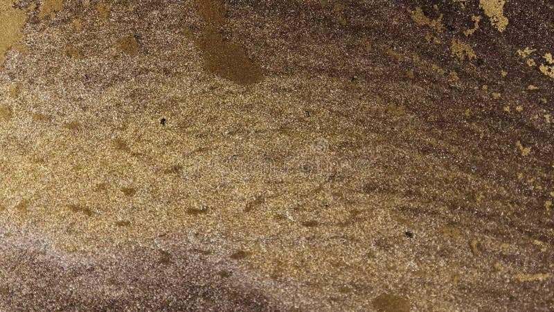 Bronze Dust Particles Fly in Slow Motion in the Air Lingering Slowly ... Bronze Dust Particles Fly in Slow Motion in the Air Lingering Slowly ...