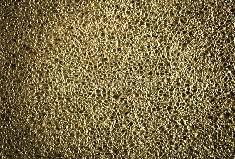 Bronze. Foamed Metal Texture, Sponge in the Form of Texture or ...
