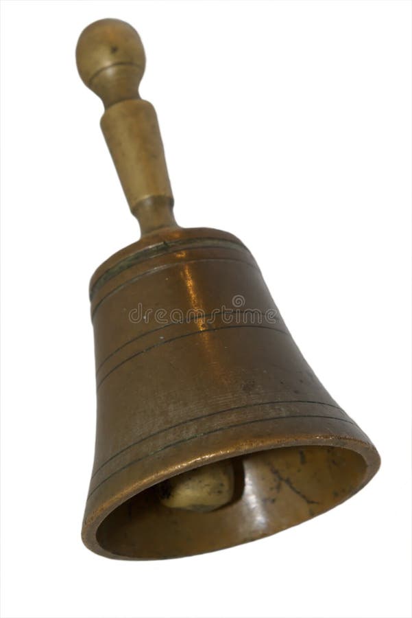 Bronze handbell stock image. Image of bronze, handle, object - 5535899