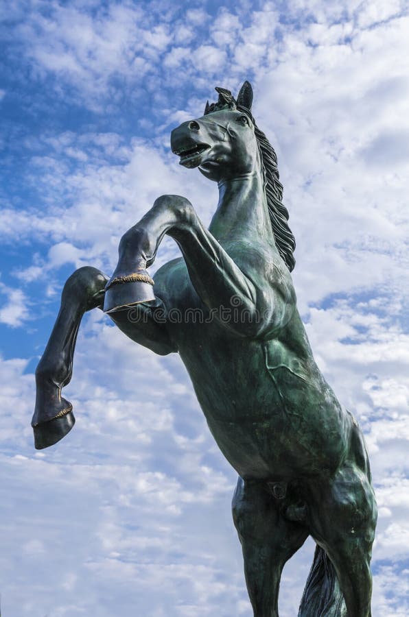 Bronze horse statue stock photo. Image of monument, history - 49665972