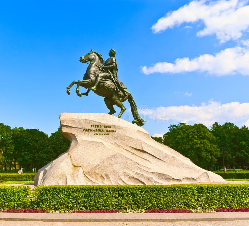The Bronze Horseman editorial stock photo. Image of europe - 29145753