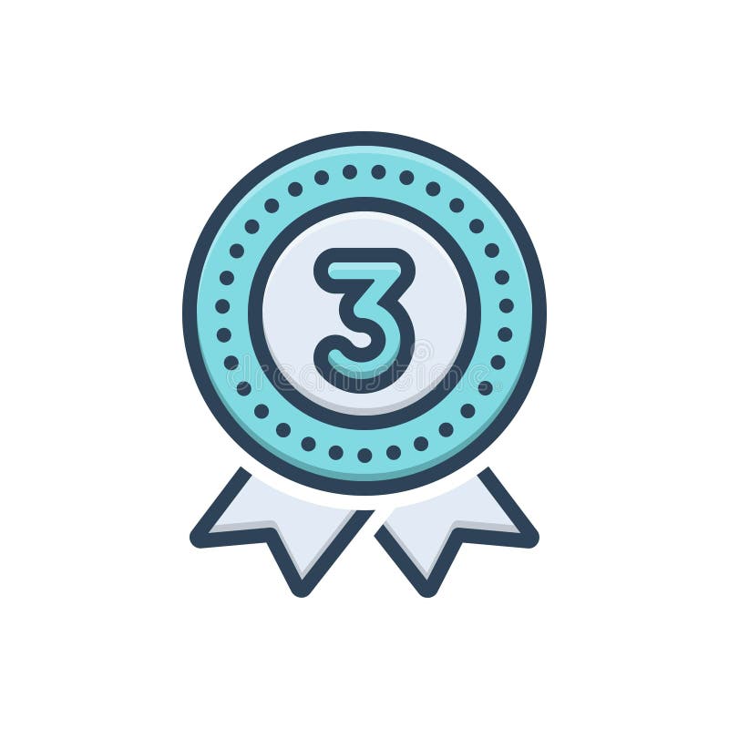 Color Illustration Icon for Bronze, Champion and Rank Stock ...