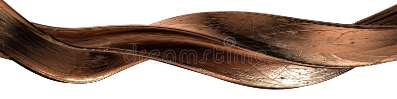 Bronze Isolated Metal Gorgeous Shape Abstract Dramatic Modern Luxury ...