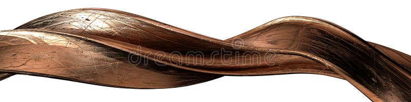 Bronze Isolated Simple Metal Gorgeous Abstract Dramatic Modern Luxury ...