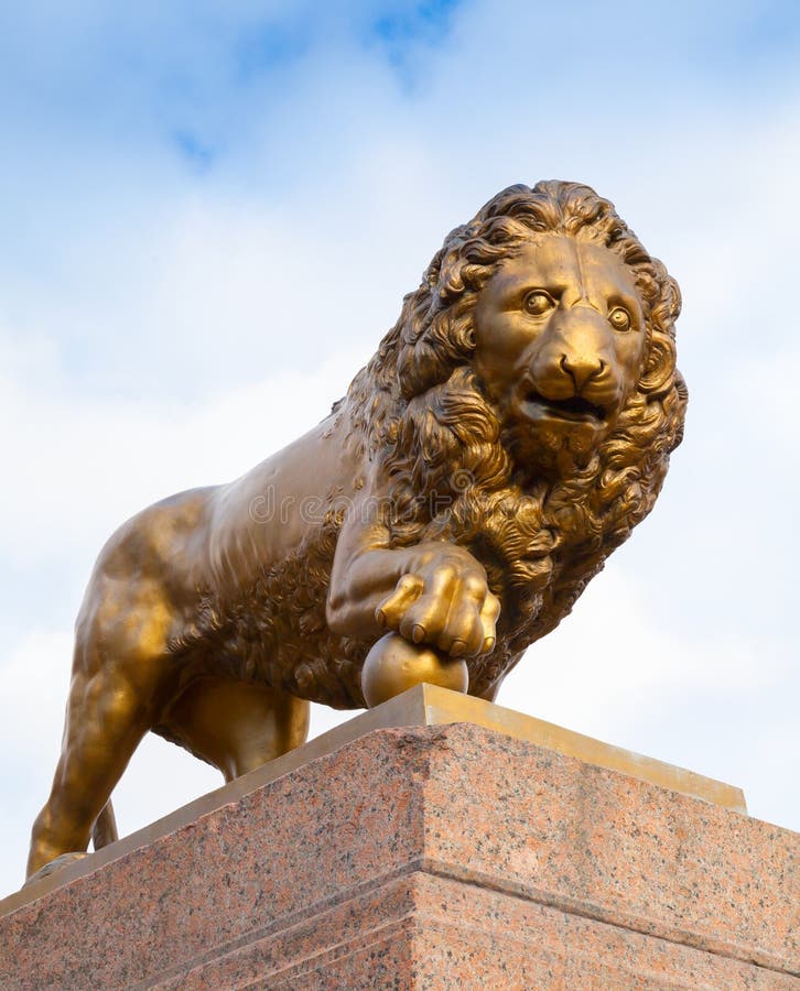 Stone Lion Statue in Perast, Bay of Kotor Stock Image - Image of ...