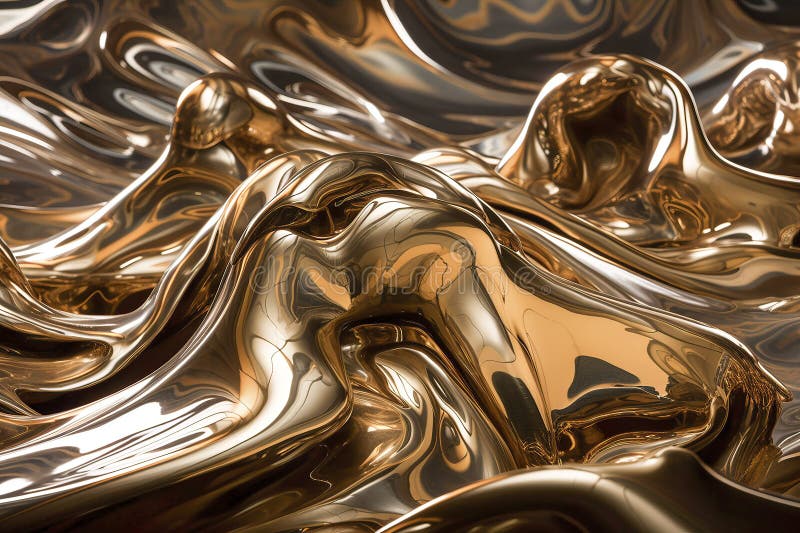 Fluid Copper Metallic Stock Illustrations – 802 Fluid Copper Metallic ...