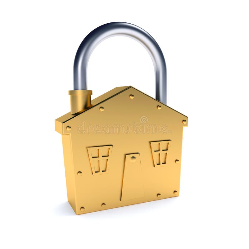 House Key To Unlock Brass Lock for Home Door Stock Vector ... House Key To Unlock Brass Lock for Home Door Stock Vector ...