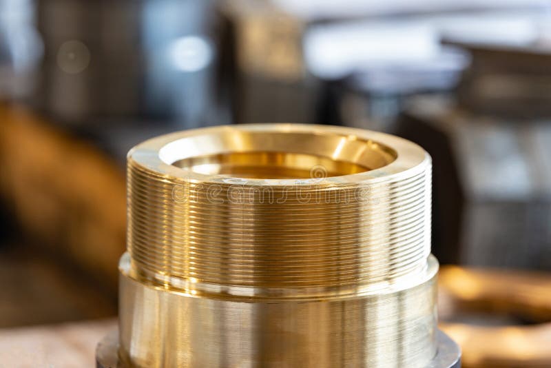 The Bronze Mandrel after Grinding and Turning Lies on the Technical ...