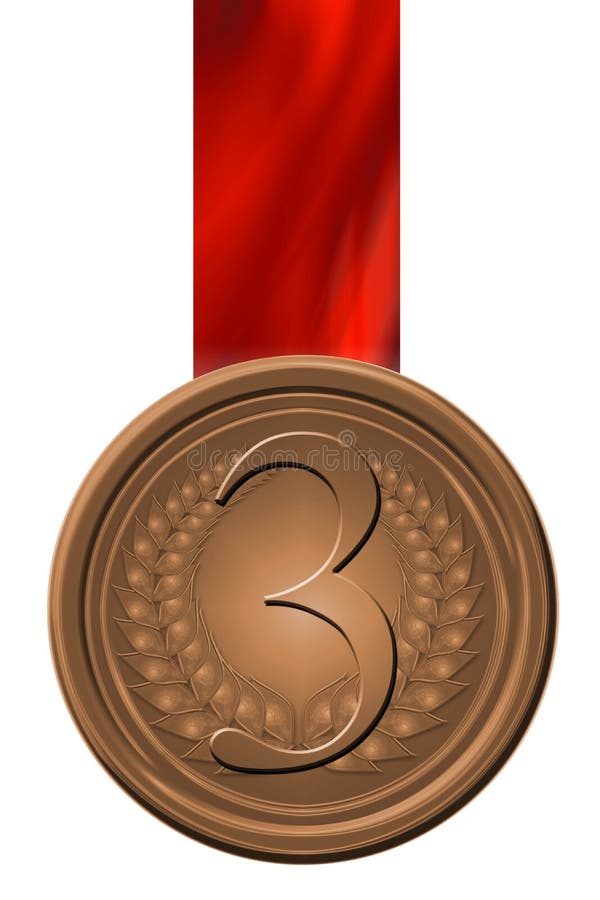 Bronze Medal, Third Place. Winner, Champion, Number Three. 3 Rd Place ...