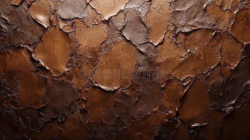 Bronze Metallic Paint Strokes Create Textured Surface, Perfect for ...