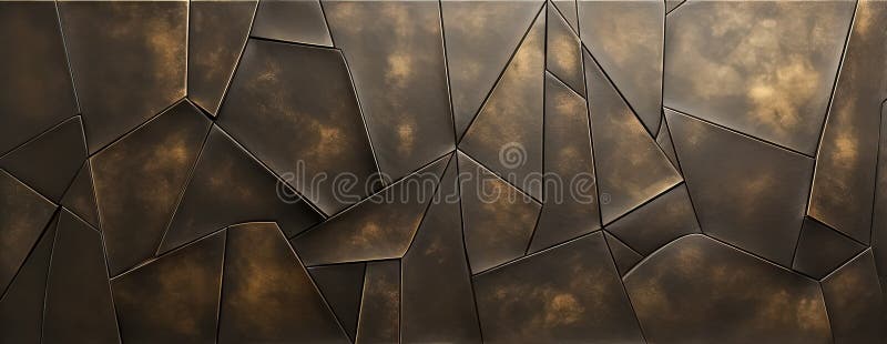 Bronze Panel Patinated Geometric Tiles Stock Photos - Free & Royalty ...