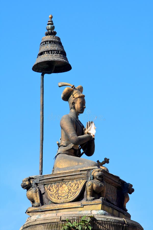 Bronze pillar,Nepal stock photo. Image of nepalness, asian - 42194052