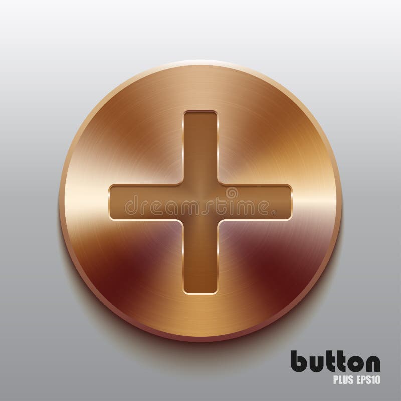 Set of Round Plus and Minus Sign Line Icons, Buttons. Positive and ...