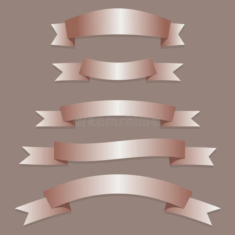 Bronze Ribbon Bow Stock Illustrations – 429 Bronze Ribbon Bow Stock ...