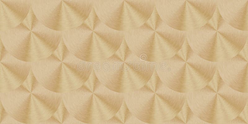 Bronze Seamless Metal Circles Texture. Metallic Disks Pattern Stock ...
