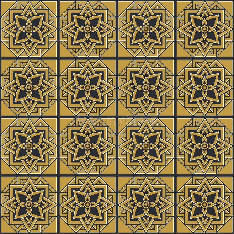 Bronze seamless pattern stock vector. Illustration of element - 88468343